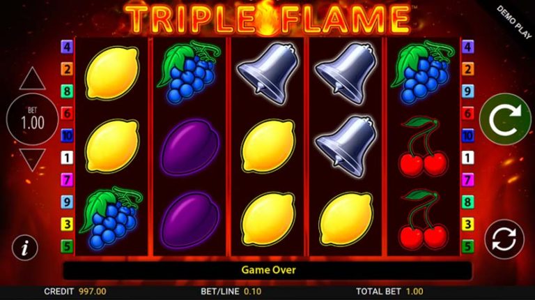 Triple Flame Slot | Play for FREE and Real | Full Slot Review